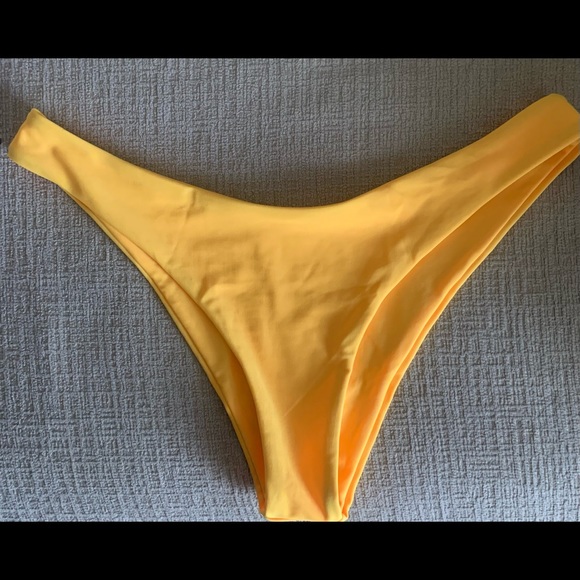 Zaful | Swim | Sexy Yellow Cheeky Bikini Bottom | Poshmark